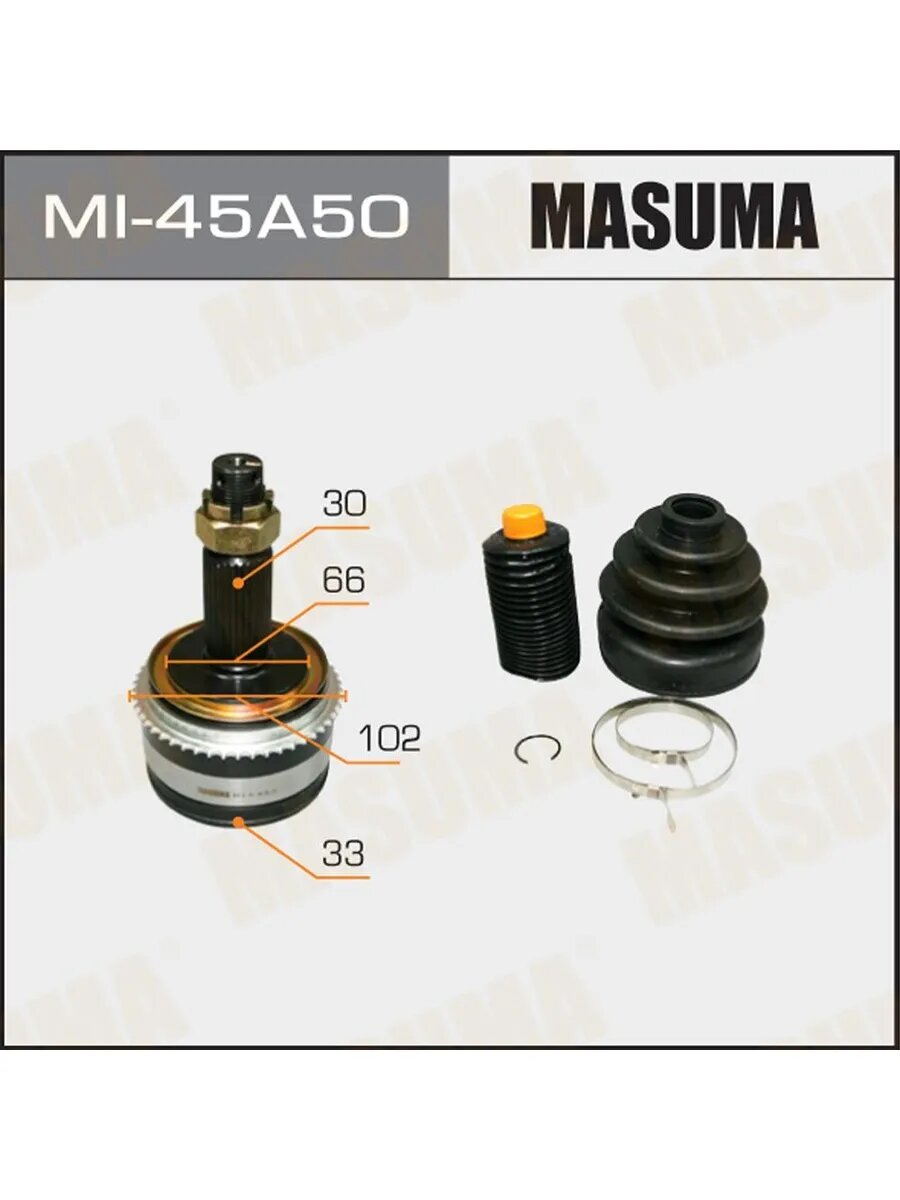 ШРУС 33 x 66 x 30 х 50, арт. MI45A50