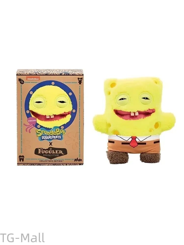 Мягкая игрушка Fuggler SpongeBob Губка Боб Квадратные ШтаныМягкая игрушка Fuggler SpongeBob Губка Боб Квадратные Штаны