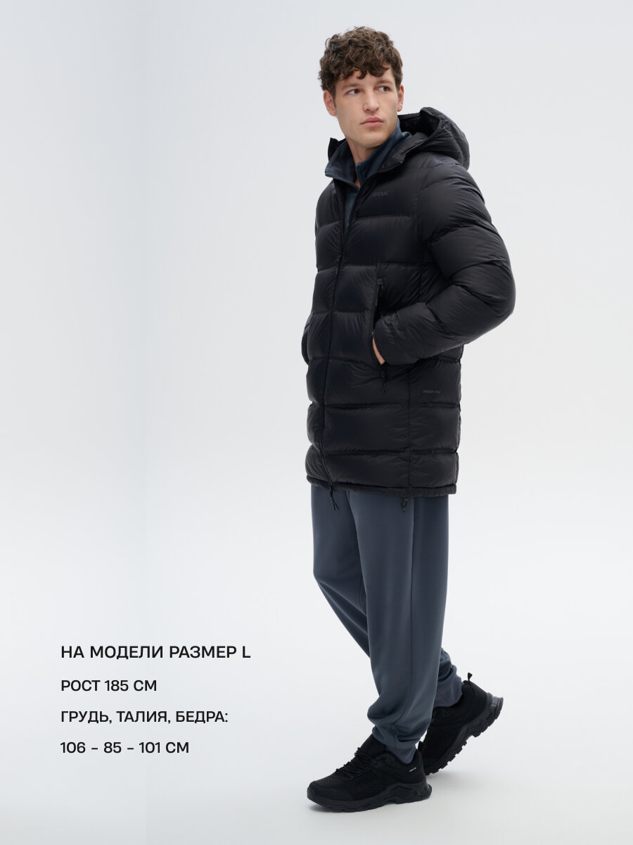 Пуховик RANK PROOF-TEX Mid Down Jacket, размер XL, черный — фото 1