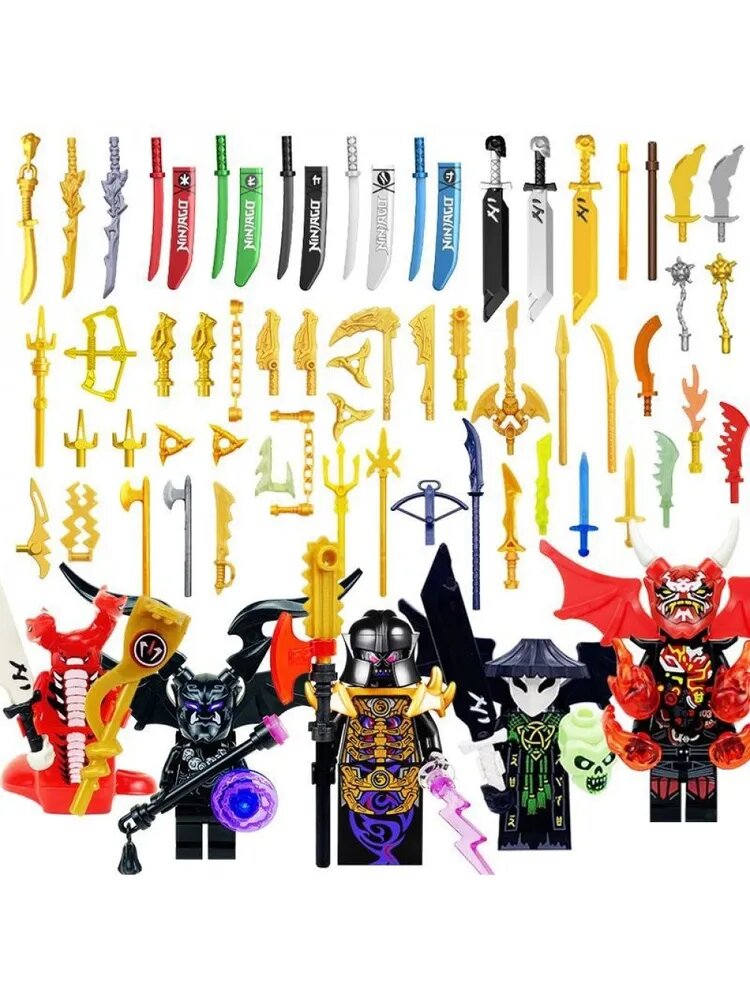 Ниндзяго конструктор для мальчика, детские игрушки аниме, Ninjago мини фигурки 11