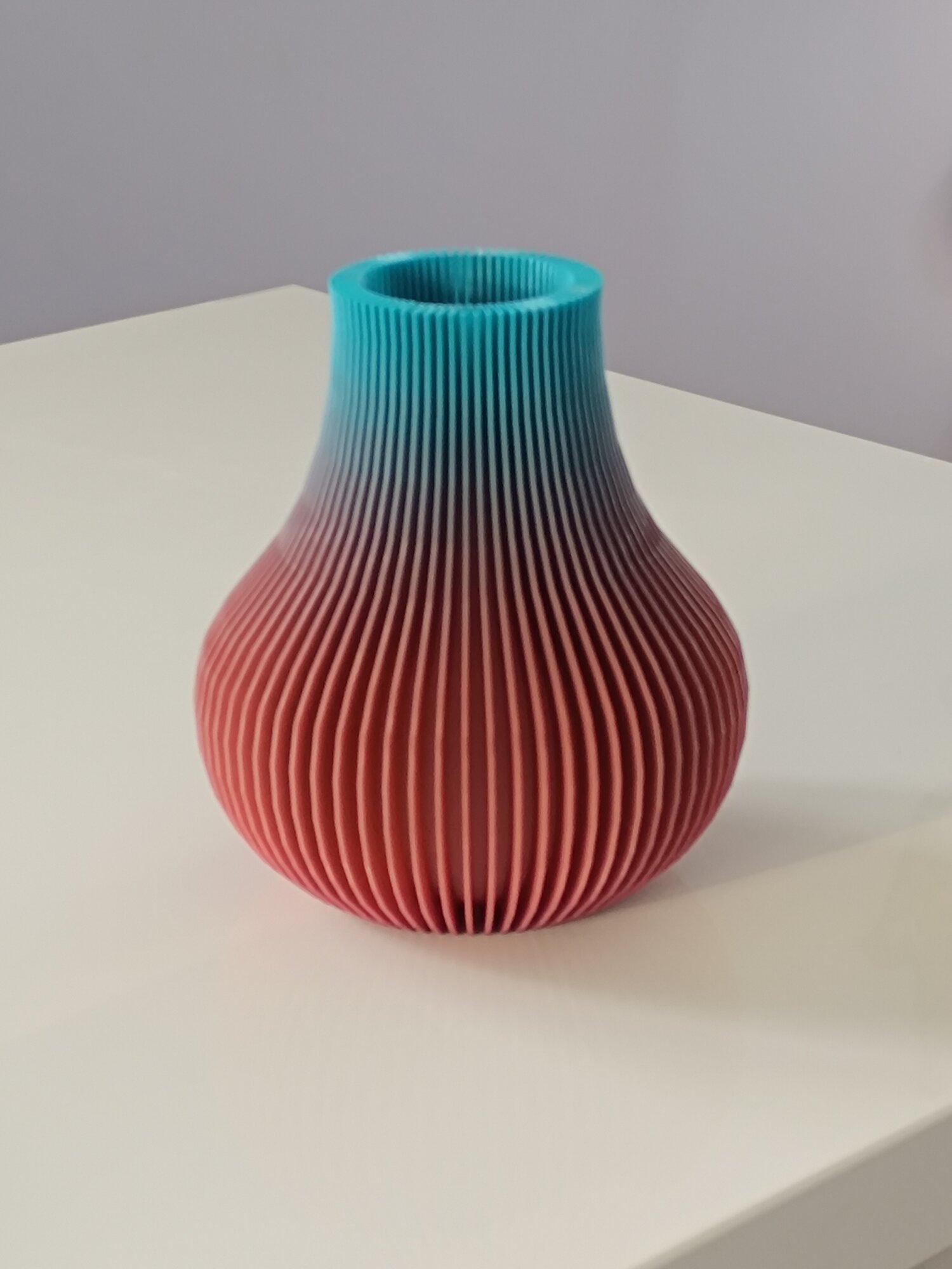 Ваза декоративная дизайнерская, 3D-печать, 3DOPRU арт. VASE-PR-756380