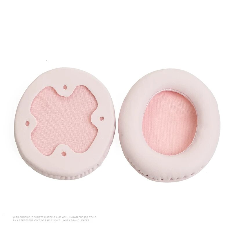 Кожаные амбушюры для Miniso BH-188 BH188, сменные накладки на ушные чашки беспроводных наушников, розовый, 1 пара