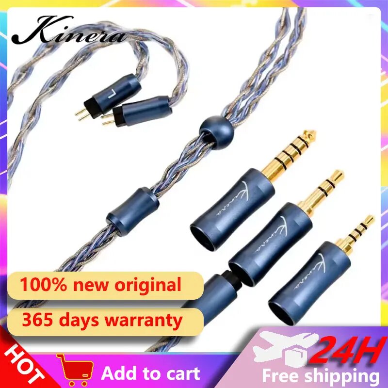 Кабель Kinera Ace 2.0 3-в-1, 2pin