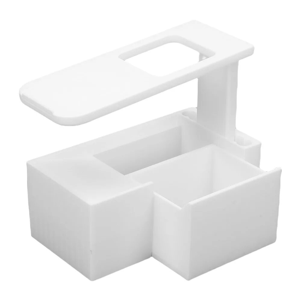 Прочный белый сканер для коллекционных карточек PLA 9x18x18 см, держатель для телефона, аксессуар для сканирования коллекционных карточек.