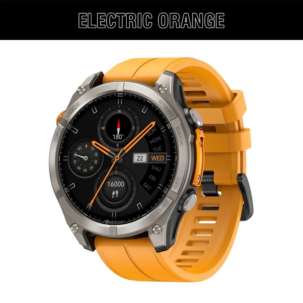 Zeblaze Stratos 4 Electric Orange умные часы