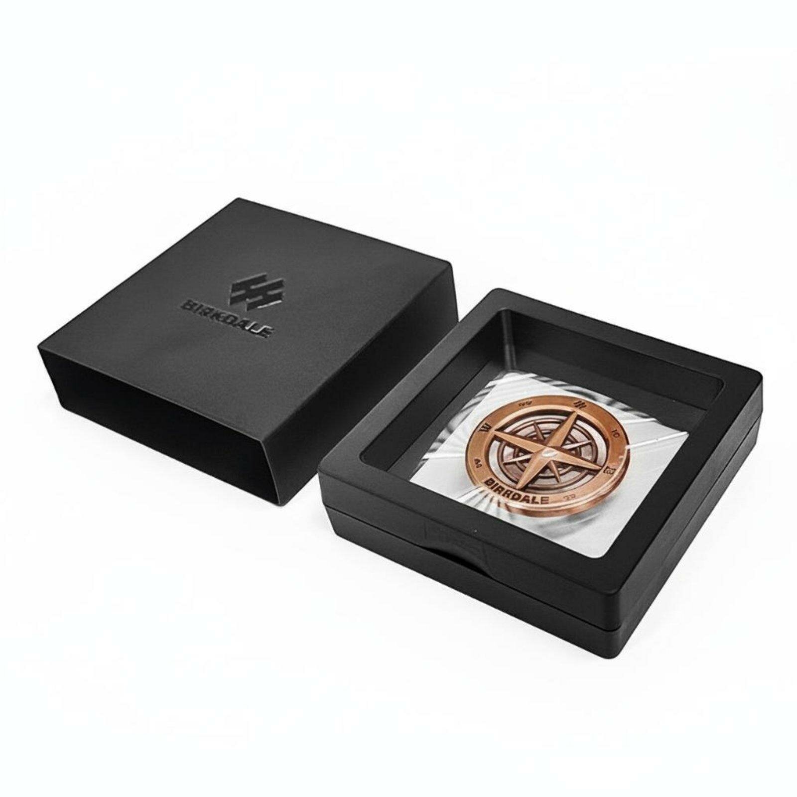 Маркер для гольфа Compass Golf Marker Fashion Hollow Golf Ball Marker — уникальный спортивный аксессуар для паттинга, медный.