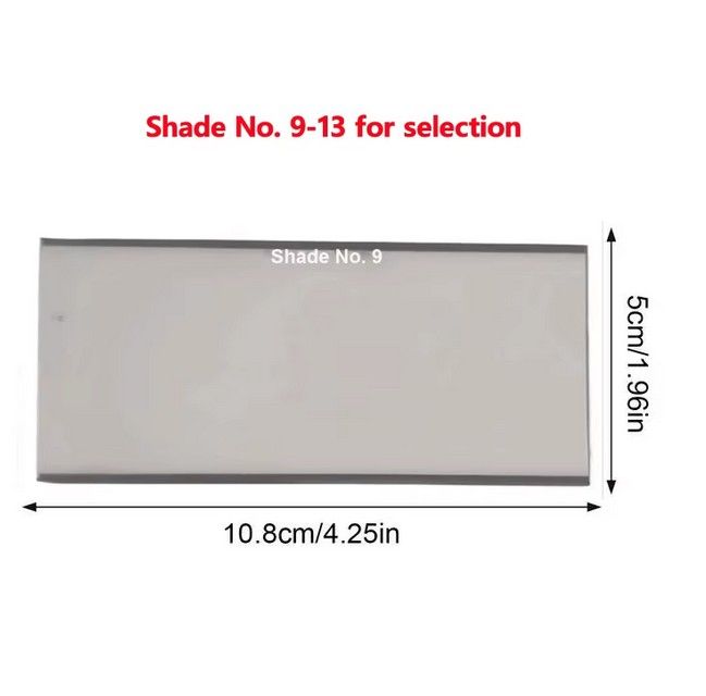 Сварочный фильтр Shade 10 для сварочных очков/маски 2 шт.