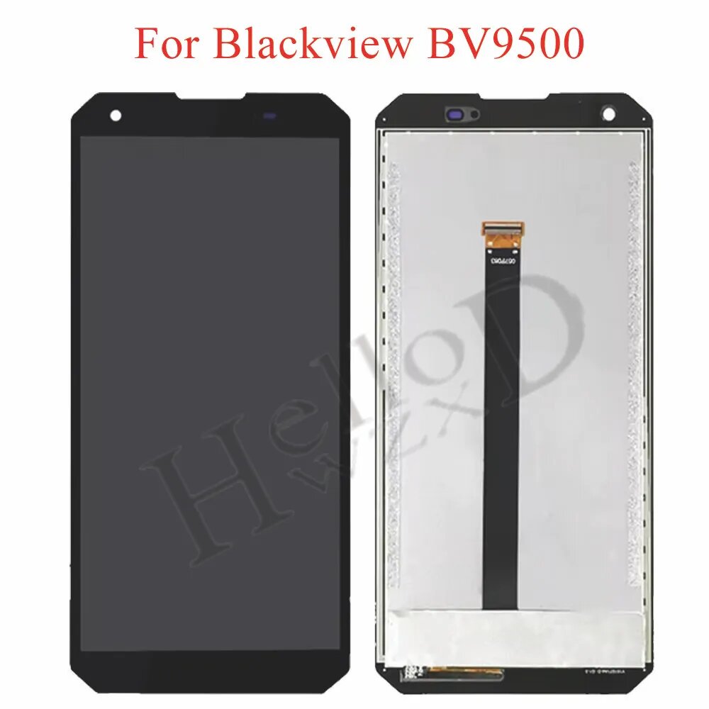 Дисплей на For Blackview BV9500 в сборе с тачскрином Черны