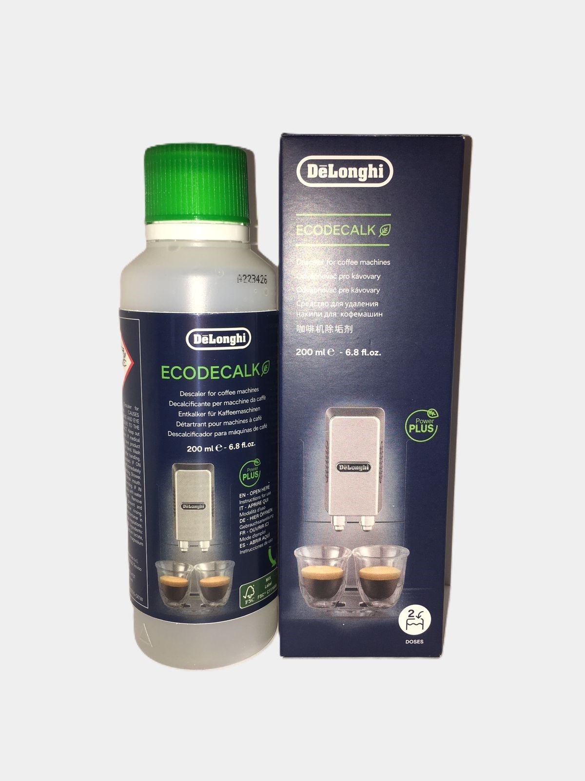 Delonghi DLSC202 Ecodecalk Средство для удаления накипи для кофемашин 200мл