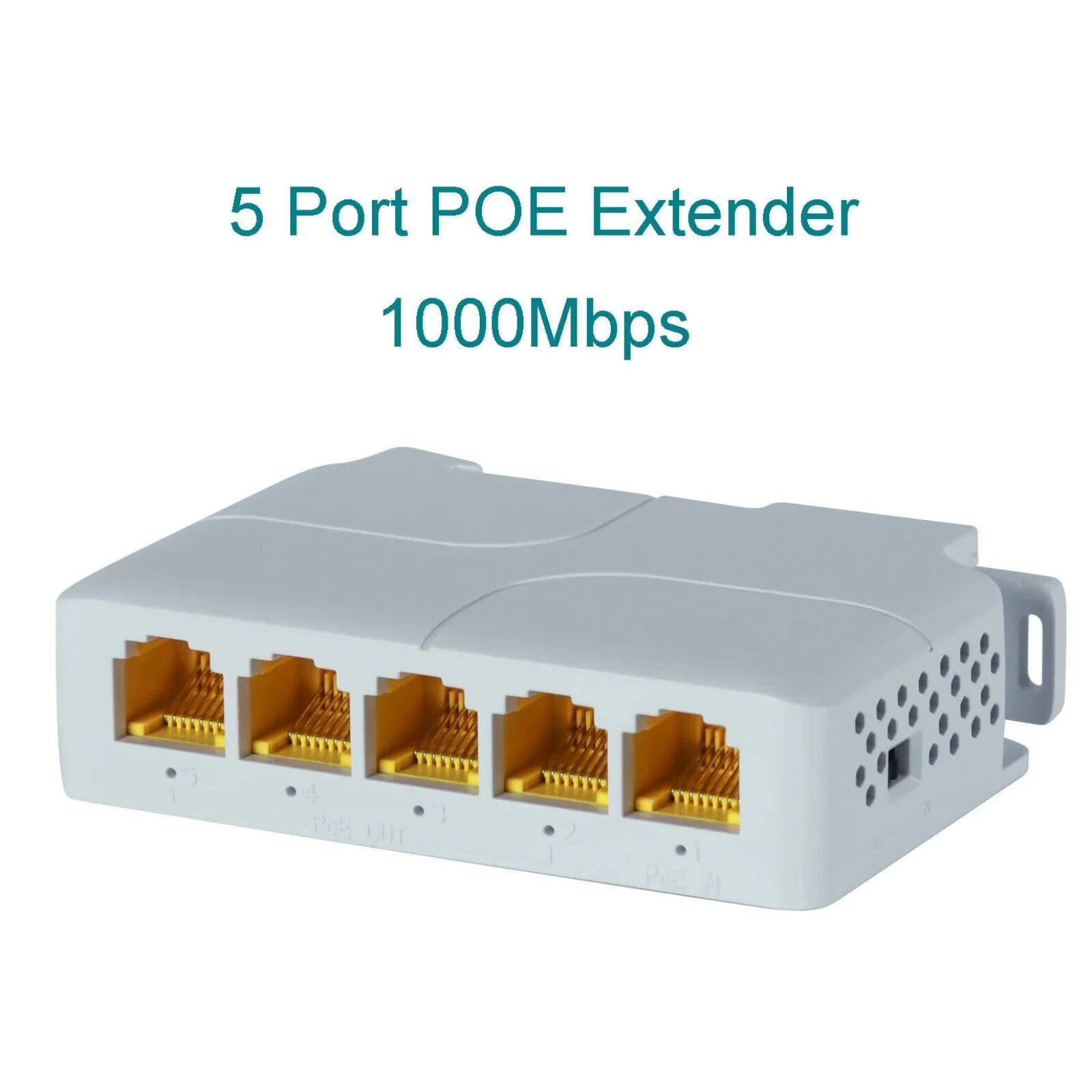 POE-удлинитель 5 портов Gigabit 1000 Мбит/с
