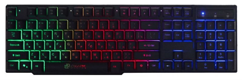 Клавиатура Oklick 780G USB LED Black