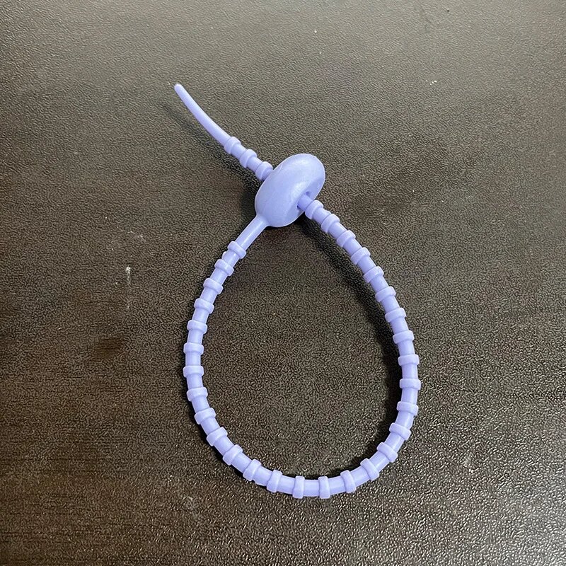 Силиконовая кабельная стяжка PURPLE