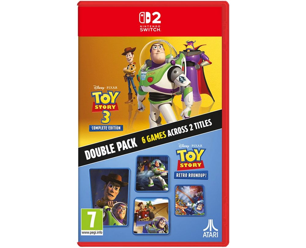 Игра Toy Story: Retro Roundup! + Toy Story 3 Complete Edition Double Pack для Nintendo Switch 2 (английская версия)