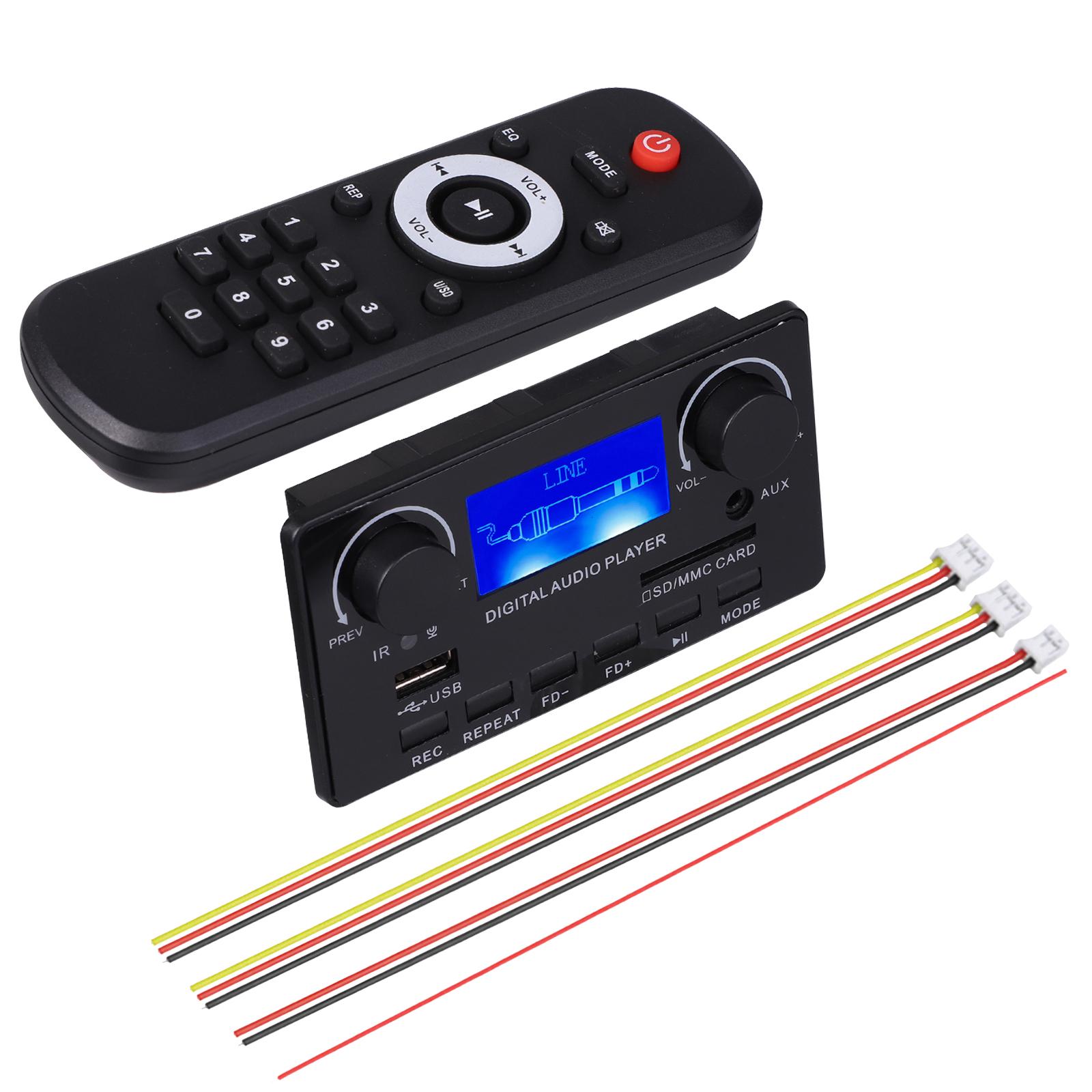 Bluetooth 5.0 MP3 дешифровка плата автоматическое отображение MP3 WMA WAV AP Player