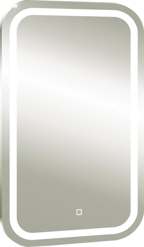 Зеркало Silver Mirrors Мальта 40х70 со светодиодной подсветкой, 40 см, с сенсорным управлением, зеркало настенное в ванную, в современном стиле