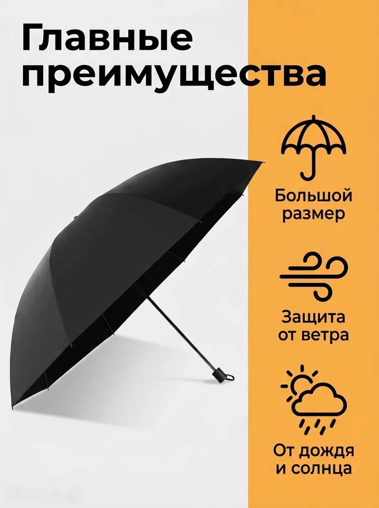 Зонт , черная — фото 1