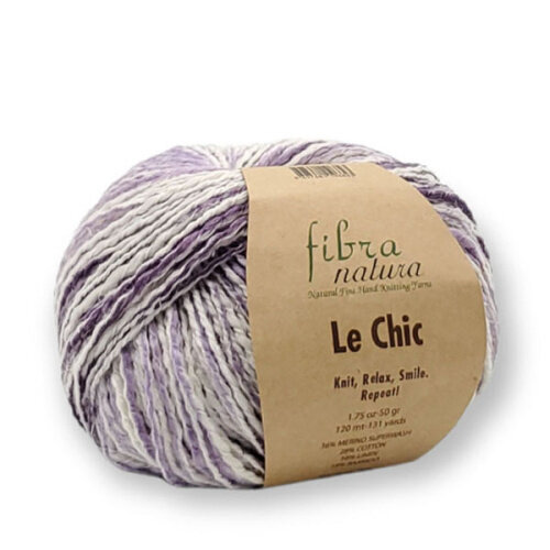 Le Chic Fibra Natura (15-201 лаванда/молочно-белый)