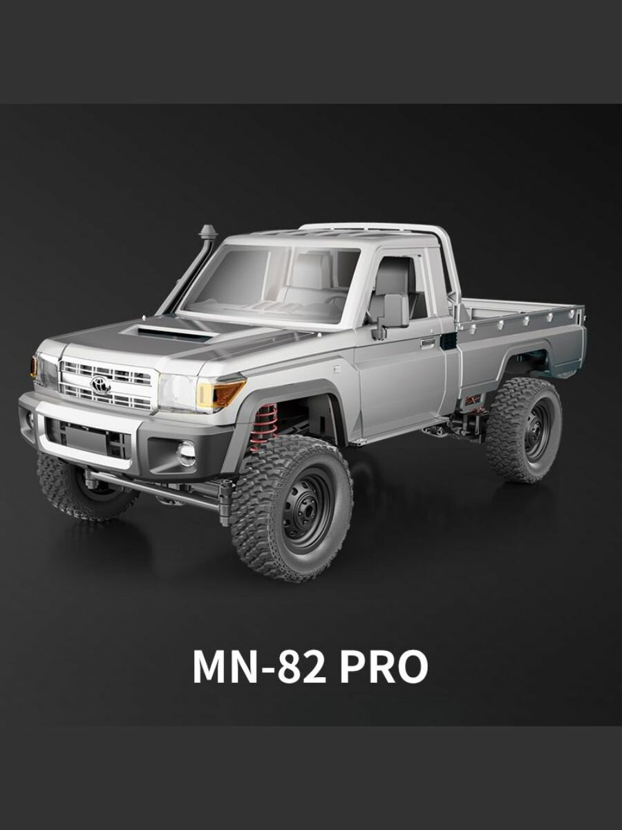 Радиоуправляемая машина MN-82PRO Пикап Land Cruiser 4WD масштаб 1:12
