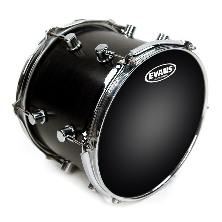 Evans TT14CHR Black Chrome Пластик для том барабана 14"