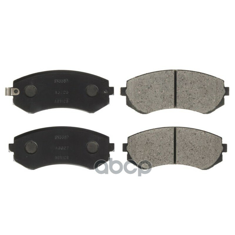 Дисковые тормозные колодки ADVICS задние ADVICS арт. SN558P