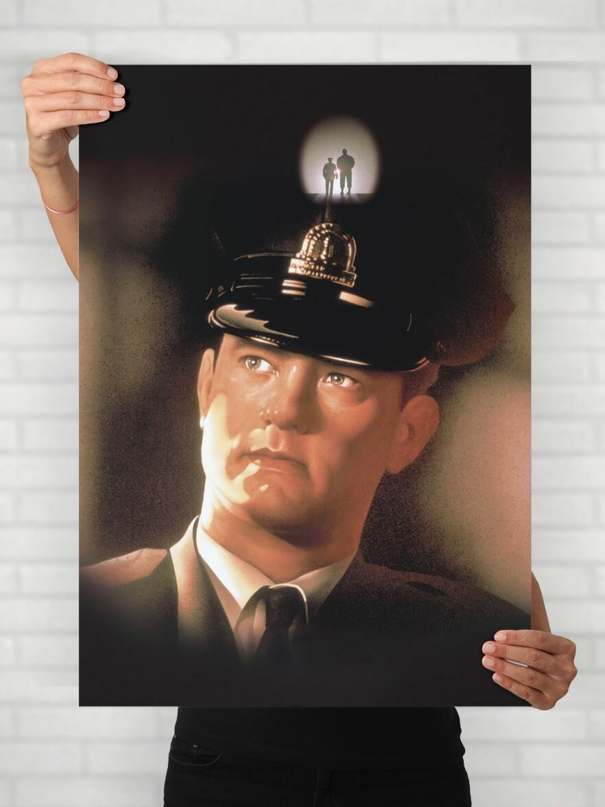 Плакат на стену для интерьера Зеленая миля (Green Mile - Пол Эджкомб 3) - Постер по фильму кино формата А1 (60x84 см)