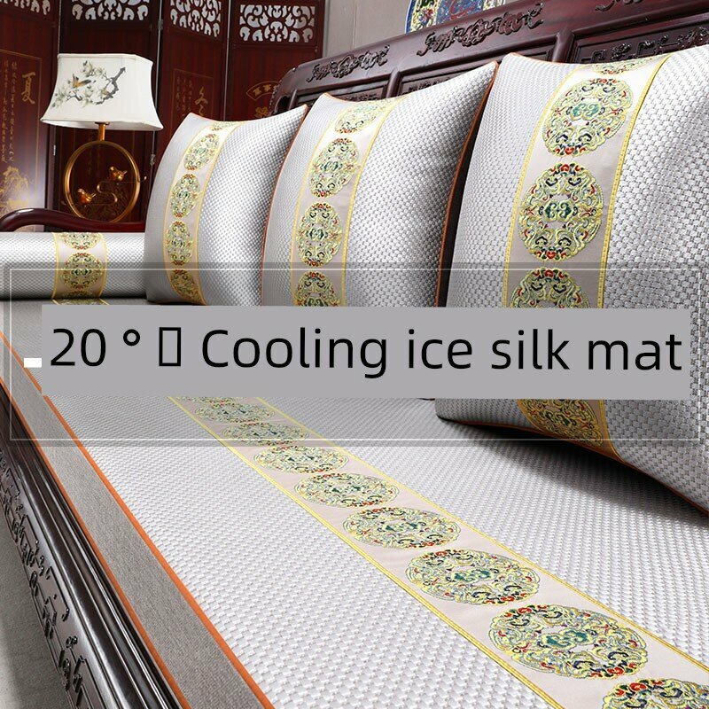 FuYunLianLian Ice Silk S3 Подушка с наполнителем 45x45 см прохладная дышащая ткань для сиденья дивана