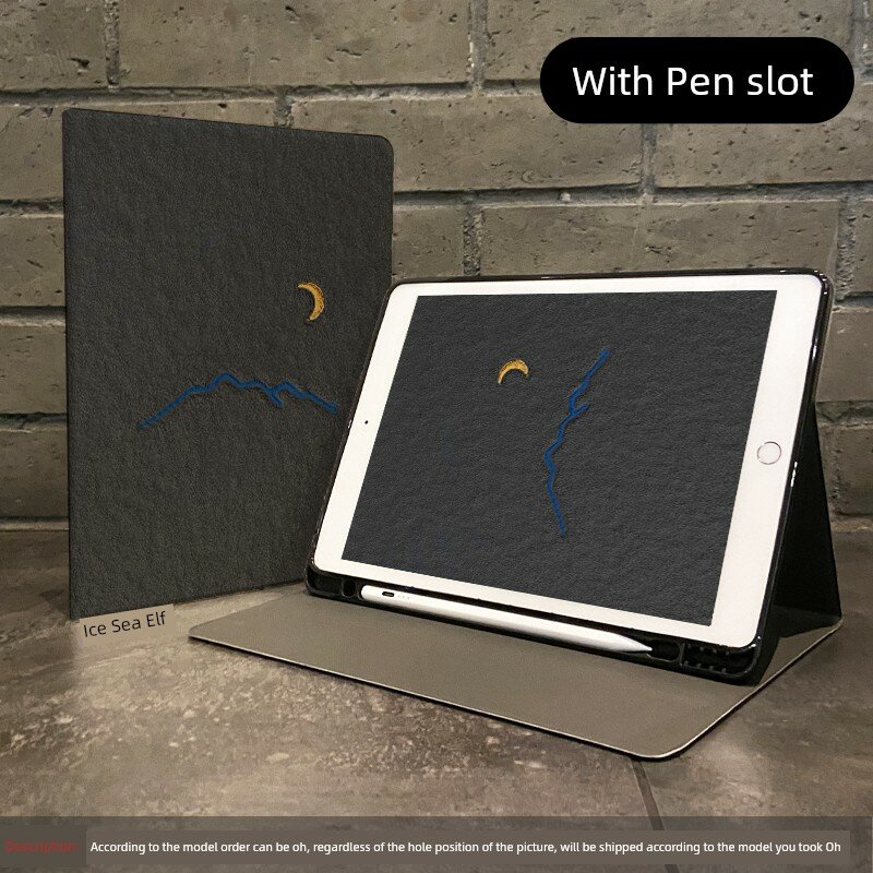 Чехол для планшета Xiaomi Pad 7 Ultra 14 дюймов книжного стиля с отделением для ручки [DD8271 Цвет ночи] - Премиум