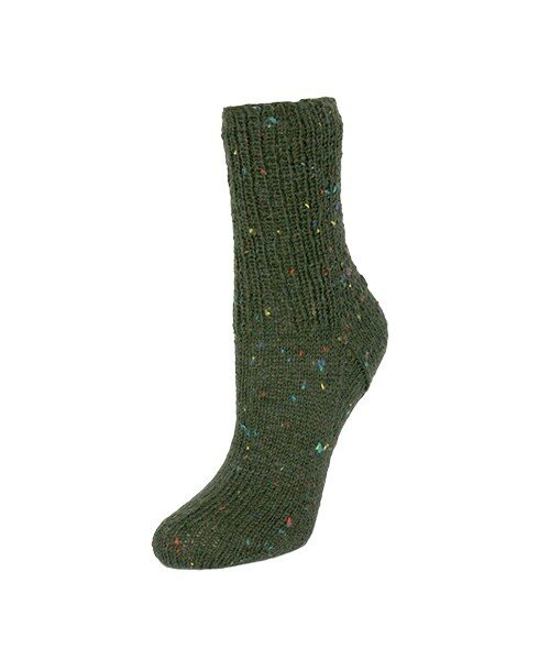 Носочная пряжа Rellana Flotte Socke Tweed-Classic 6 ply (7084 Loden) 1 моток 150 г/375 м