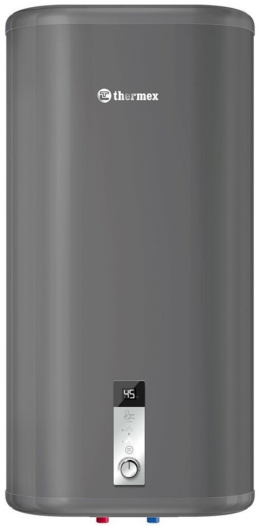 Водонагреватель накопительный Thermex Dogma 80 V, электрический настенный, 80 л, серый