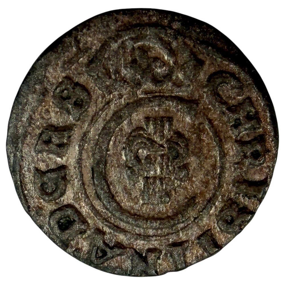 Шведская Ливония 1 солид 1648 г. (Лот №2)