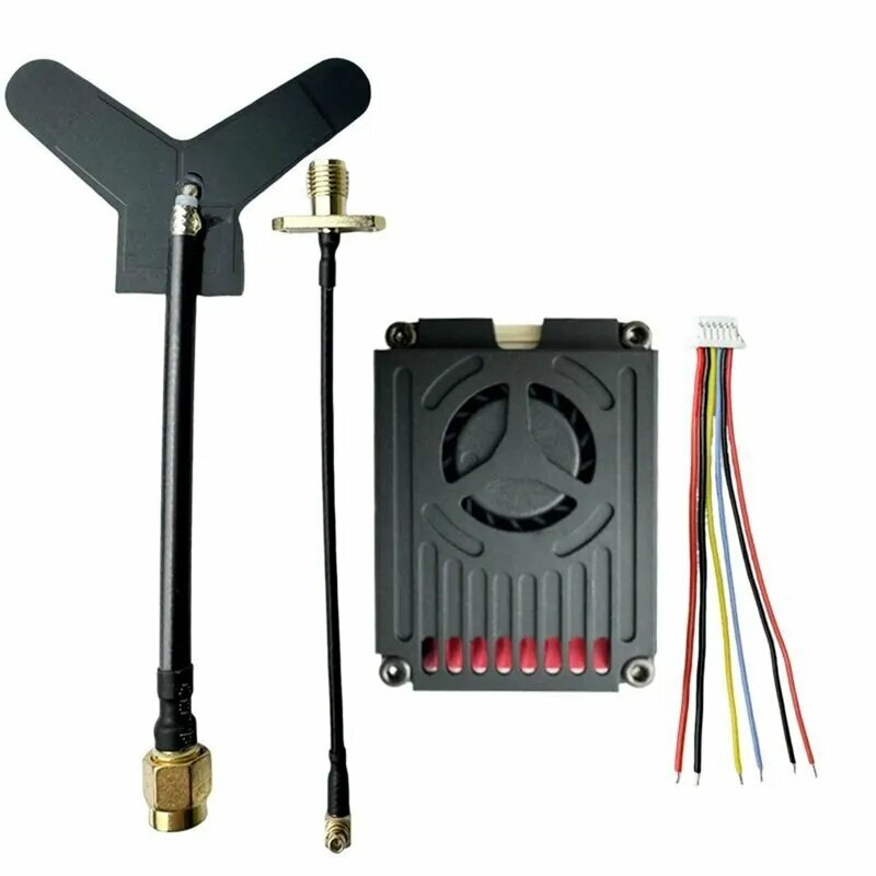 3,3 ГГц 4W FPV VTX 16CH Audio Videi Video Transmetter DC7V-36V PAL/NTSC Для Long Range Rone