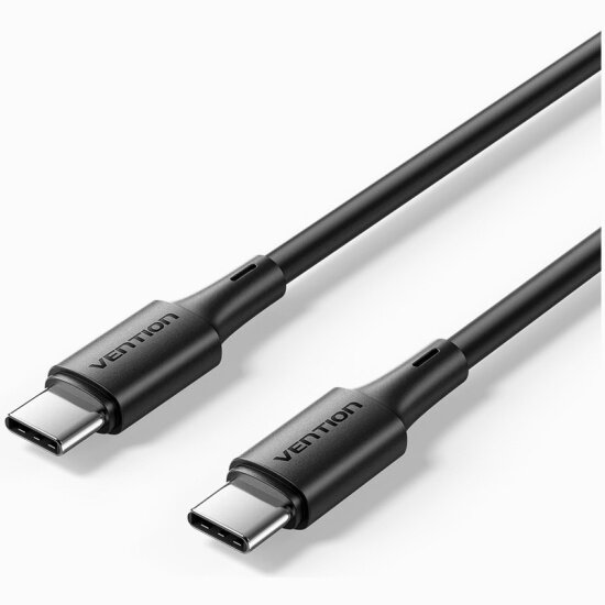 Кабель Vention USB 2.0 CM/CM 3A, PD60W - 0.9м. чёрный (TRYBBH)