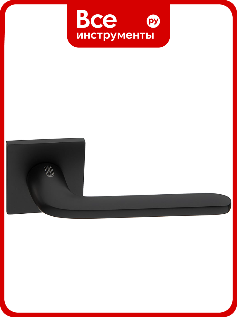 Ручка PALIDORE А-521 BLACK черный 98761081 алюминиевый гальванизированный стяжной винт для межкомнатных дверей