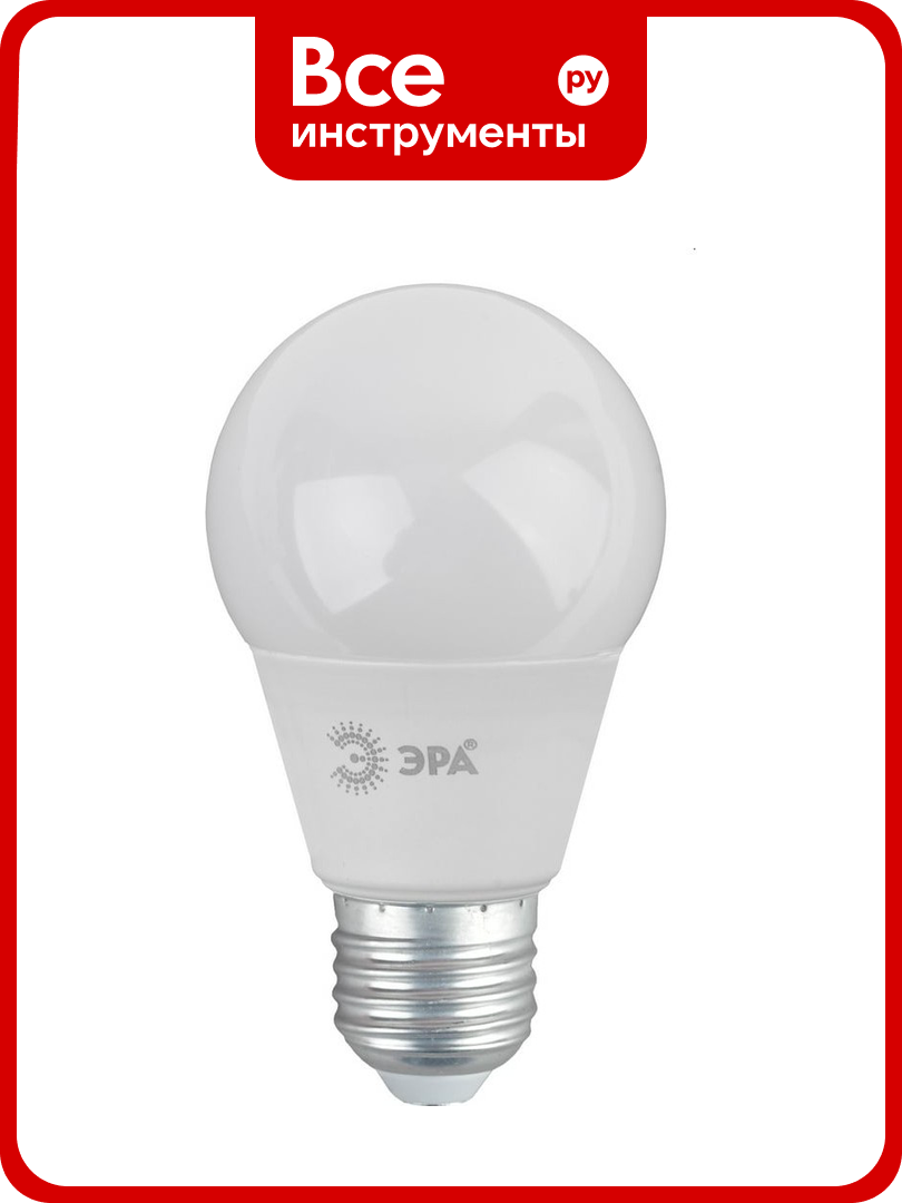 Светодиодная лампа ЭРА LED A65 20W 865 E27 R диод, груша, 20Вт, холодный, E27 Б0045326, 20 Вт, белый