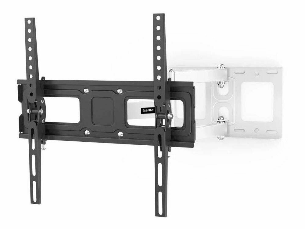 Кронштейн для телевизора Hama 00220856 черный 32"-65" макс.35кг настенный поворотно-выдвижной и наклонный