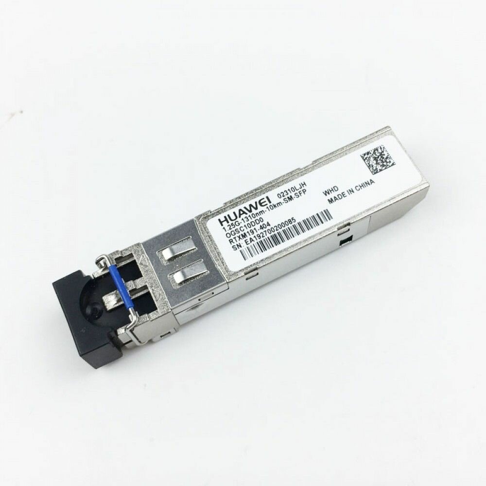 Трансивер Huawe* eSFP industry 1310nm 1.25Gb/s 9.5 3 dBm 20dBm LC 10km (02310LJH)