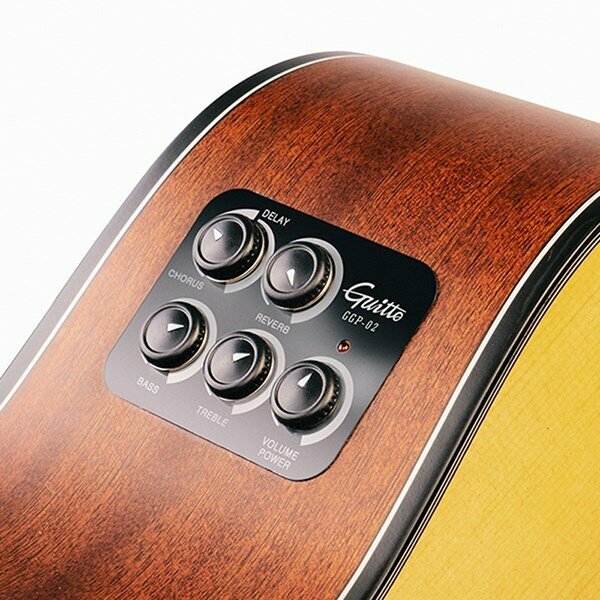 Guitto GGP-02 Звукосниматель для акустической гитары, резонансный, трансакустический