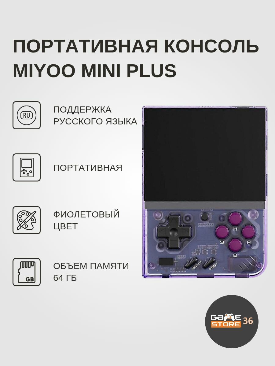 Портативная игровая консоль MIYOO Mini Plus