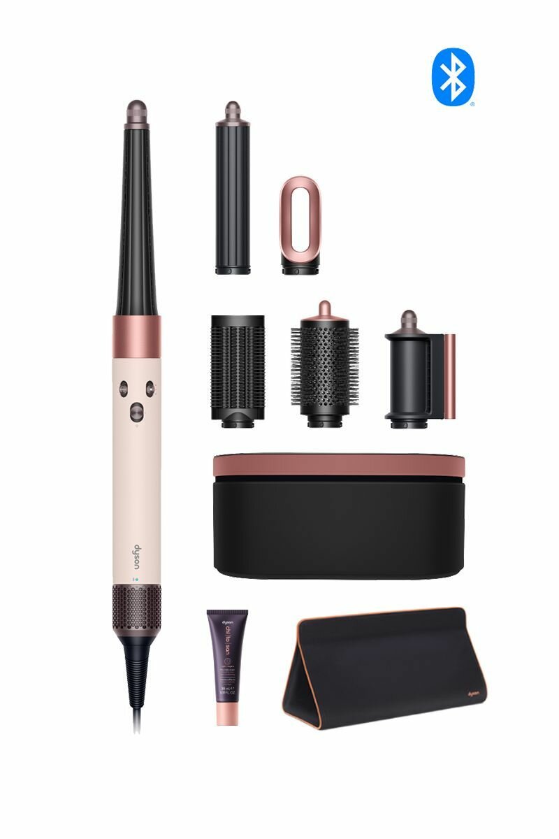 Стайлер многофункциональный Dyson Airwrap id Straight+Wavy Multistyler, 6 насадок, цвет Пастельно-розовый/Розовое золото