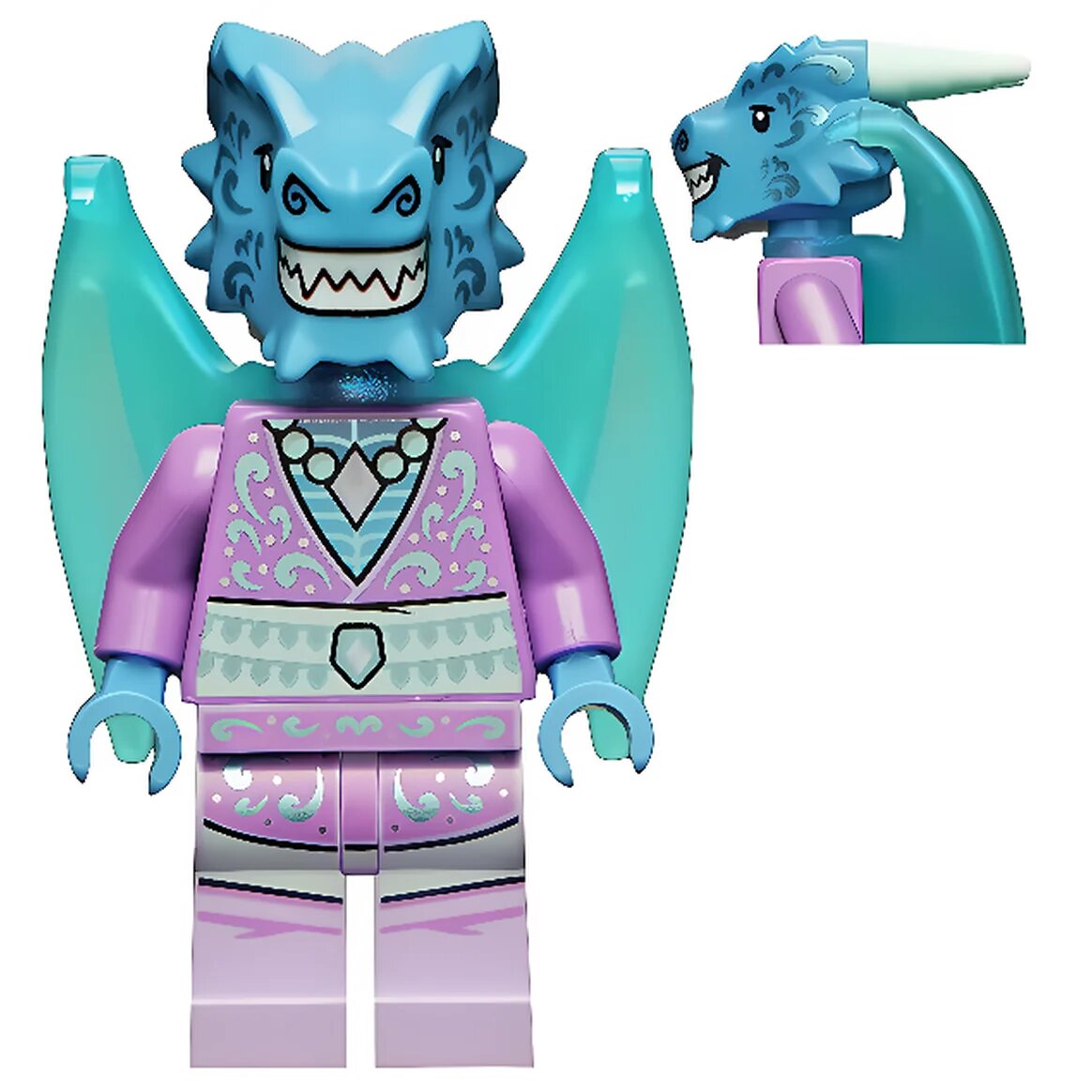 Минифигурка Lego Vidiyo Dragon Guitarist, Vidiyo Bandmates, Series 2 (Minifigure Only without Stand and Accessories) vid046 N