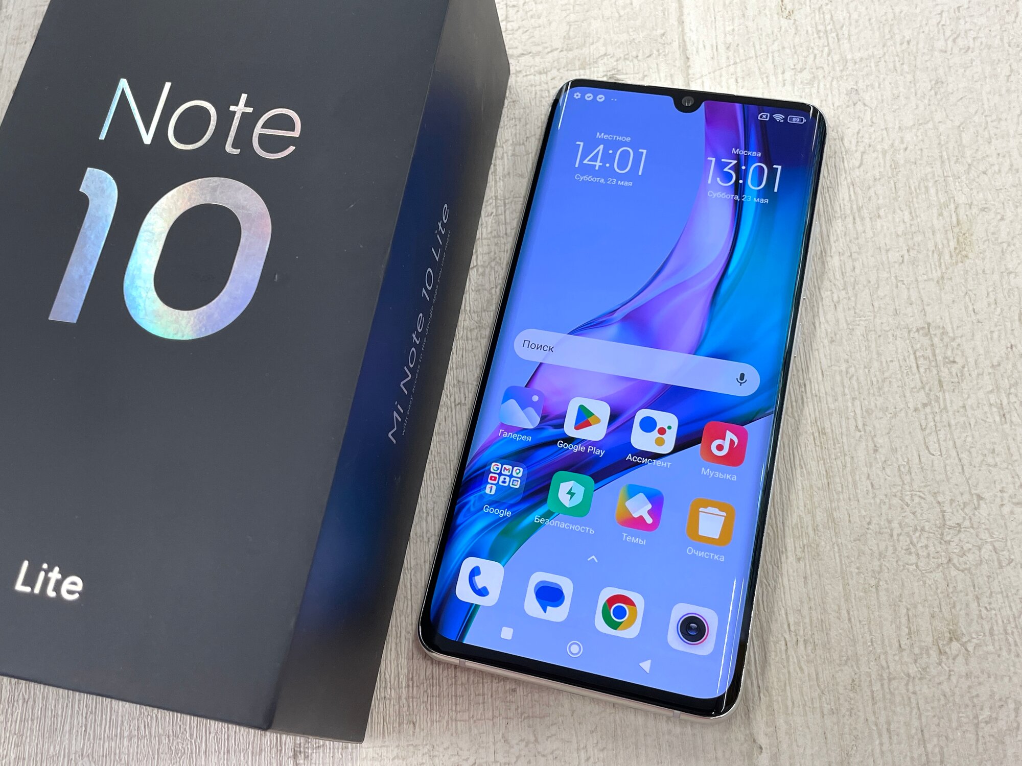 Смартфон Xiaomi Mi Note 10 Lite 6/128GB White (Белый) Global Version