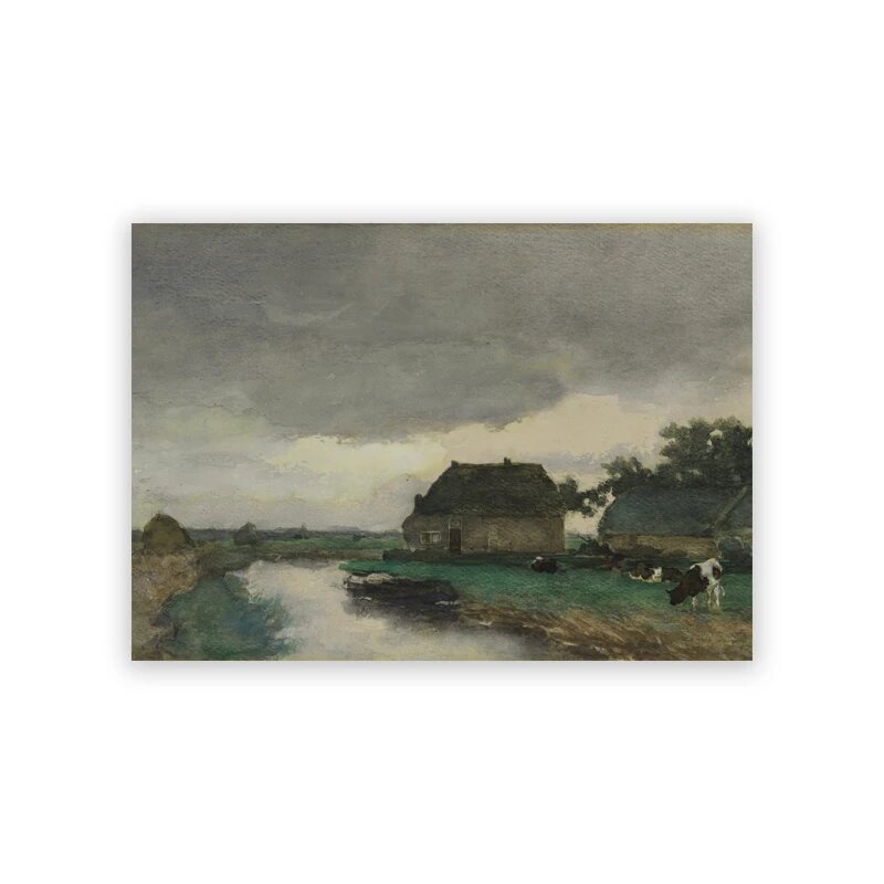 Живопись "Moody Victorian" 42x60 см, Белый, 7PC8887