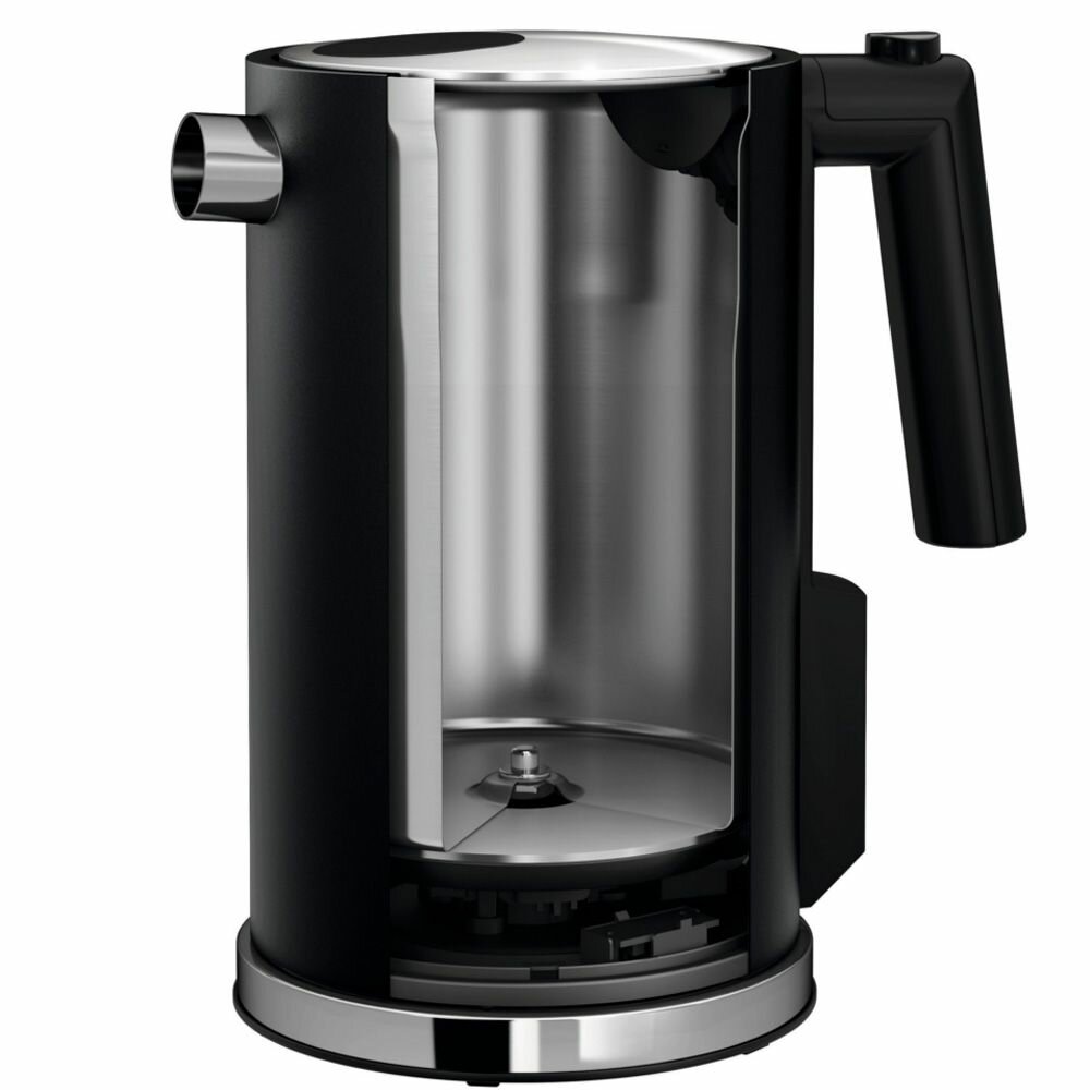 Чайник Graef WK902EU, с фильтрацией от накипи и вращением на 360°, двухслойный, чёрный — фото 1
