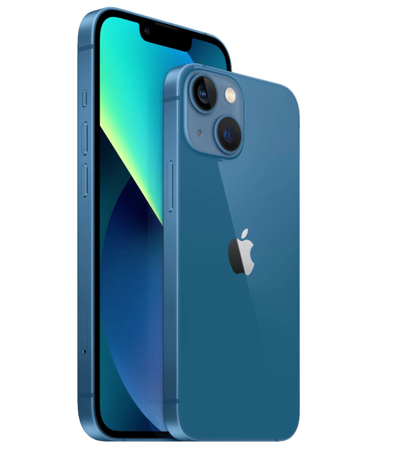 Фициально авторизовано Оригинал Смартфон Apple iPhone 13 256 ГБ, Dual: nano SIM + eSIM, синий