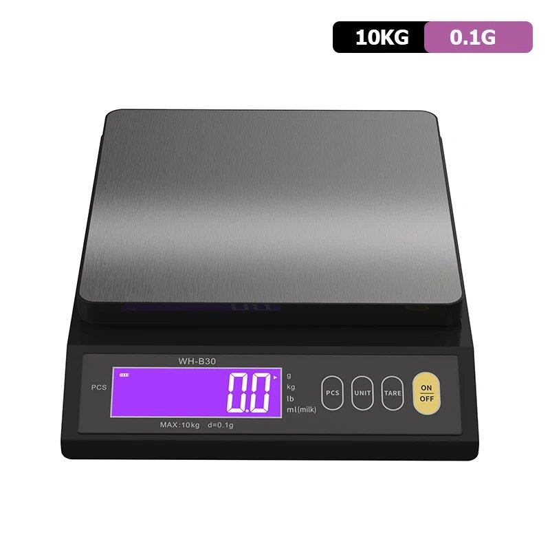 Весы кухонные электронные 10кг/0.1g, черные