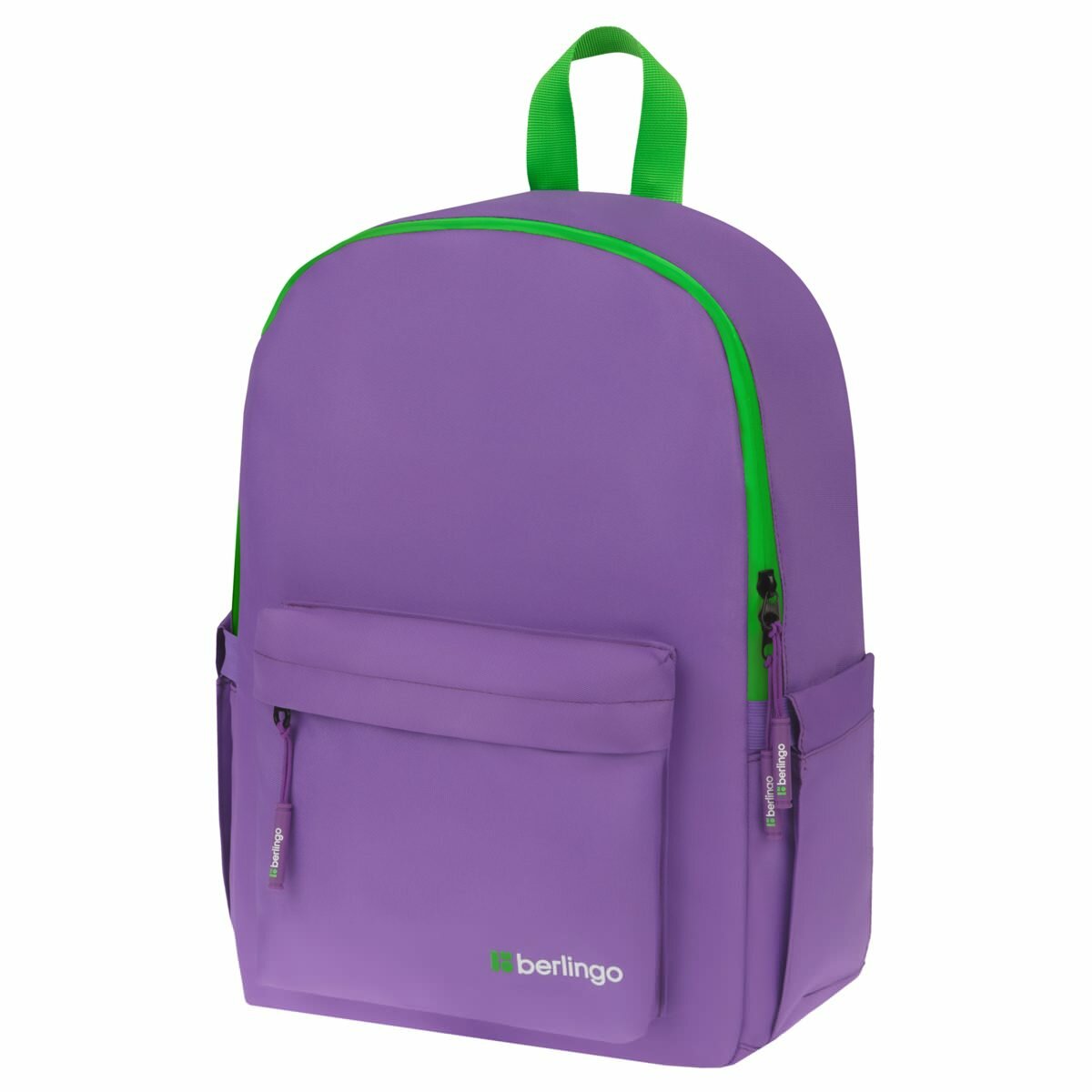Рюкзак школьный Berlingo "Regular purple", 40x27x16см, 1 отделение, 3 кармана, уплотненная спинка (RU09191)