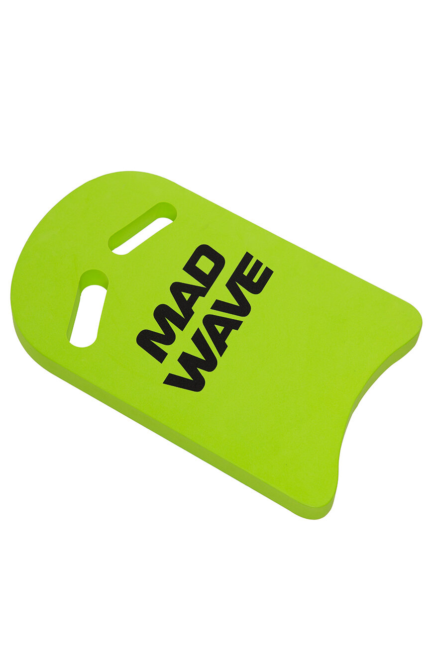 Доска для плавания MAD WAVE Kickboard Light 25 II, 44x28.5х2.5см, цвет салатовый