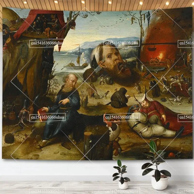 Гобелен "Сад земных наслаждений" Bosch, 200x150cm, BGT6705
