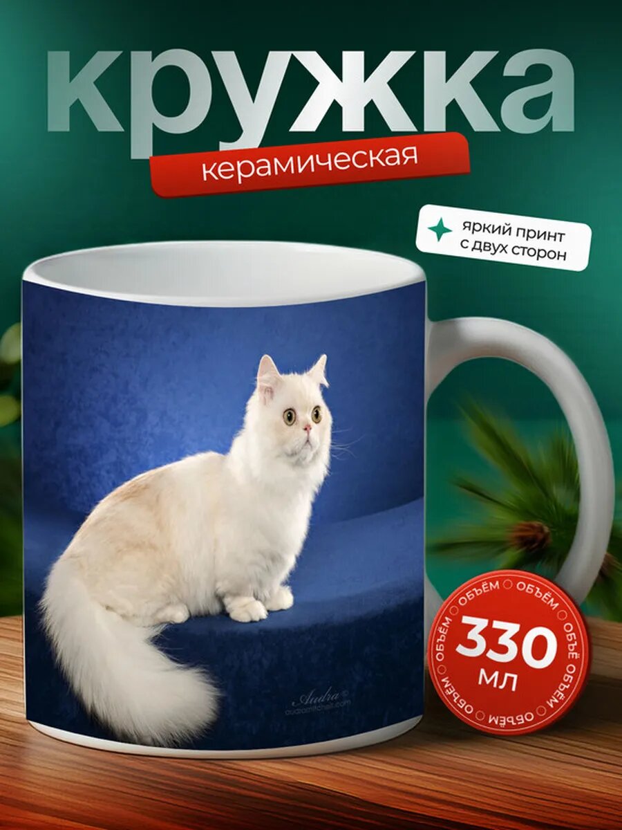 Кружка Бурмилла длинношерстная кошка 48,
