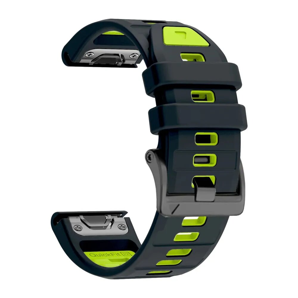 Силиконовый ремешок 22мм26мм, совместимый с Garmin Quatix 8 51мм47мм/Fenix 8 51мм47мм Ремешок для смарт-часов, подходящий для часов Garmin Watch 7 7X 6 6X Pro/5 5 Puls Аксессуарыдлячасов